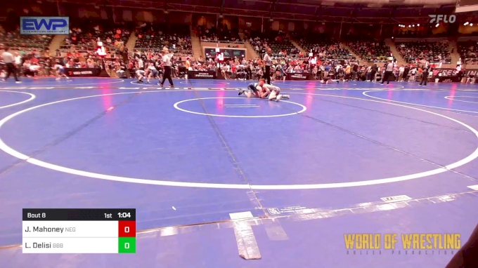 84 lbs Round Of 64 - Jackson Mahoney, New England Gold vs Landon Delisi ...