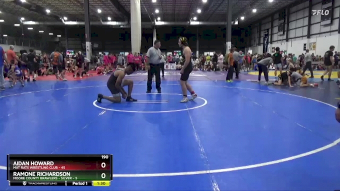 190 lbs Semis & 1st Wb (8 Team) - AIDAN HOWARD, MAT RATS WRESTLING CLUB ...