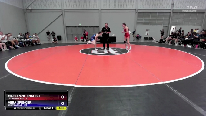 125 lbs Quarters & 1st Wb (16 Team) - Mackenzie English, California Red ...