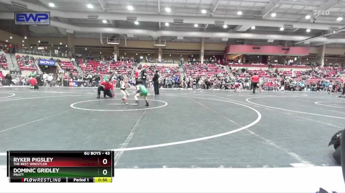 43 lbs Champ. Round 3 - Ryker Pigsley, The Best Wrestler vs Dominic ...