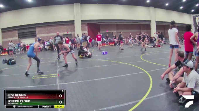 138 lbs Round 4 (6 Team) - Levi Dennis, Trinity Top Team vs Joseph ...