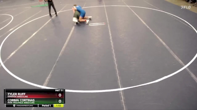 175 lbs Quarterfinal - Tyler Ruff, Kingdom Wrestling vs Corbin Cortinas ...