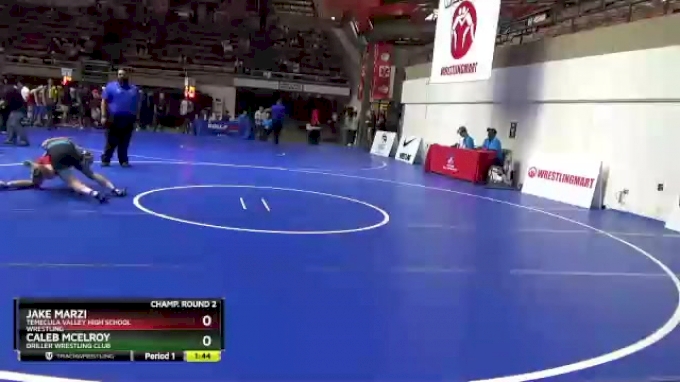 113 lbs Champ. Round 2 - Jake Marzi, Temecula Valley High School ...