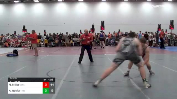 220 lbs Rr Rnd 1 - Nikolas Miller, Central Pa All-stars vs Alex Naylor ...