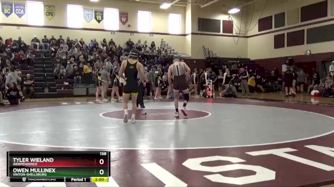 138 lbs Cons. Semi - Tyler Wieland, Independence vs Owen Mullinex ...