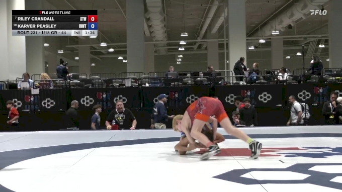 U15 GR - 44 lbs Champ. Round 3 - Riley Crandall, Steller Trained ...