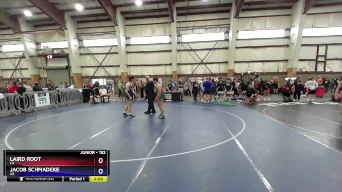 152 lbs 1st Place Match - Laird Root, CA vs Jacob Schmadeke, AZ