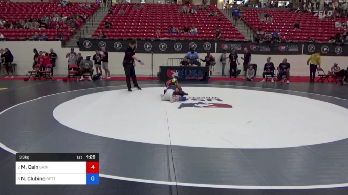 33 kg Cons 4 - Mikael Cain, Grindhouse Wrestling Club vs Nathaniel ...