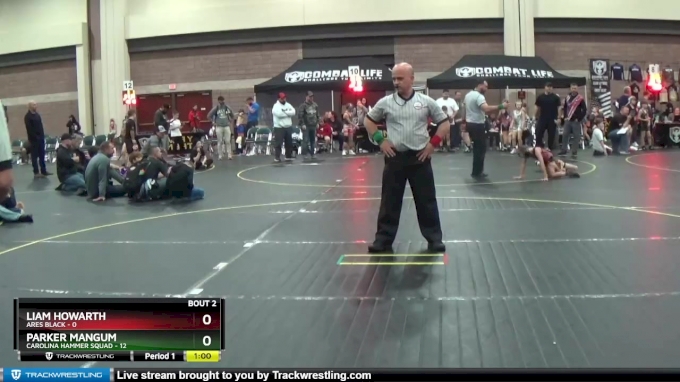 53 lbs Semis (4 Team) - Liam Howarth, Ares Black vs Parker Mangum ...