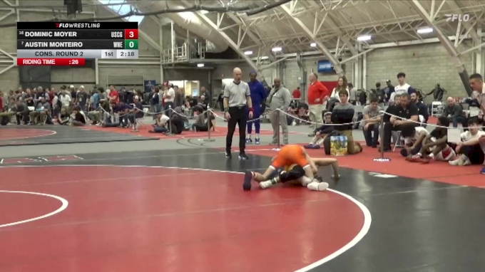 141 lbs Cons. Round 2 - Austin Monteiro, Western New England vs Dominic ...