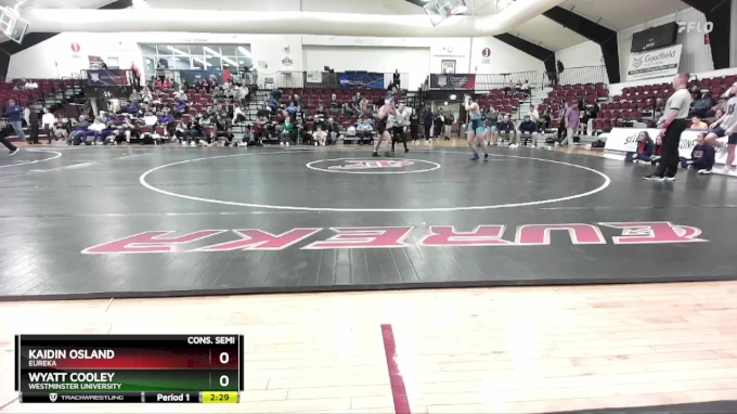 149 lbs Cons. Semi - Wyatt Cooley, Westminster University vs Kaidin ...