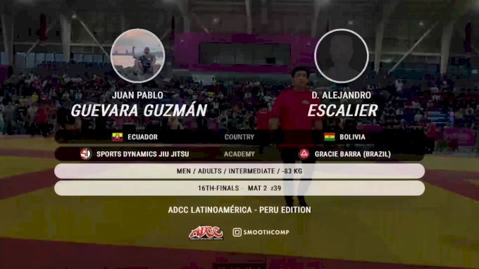 Juan Pablo Guevara vs Alejandro Escalier 2024 ADCC Lima Open
