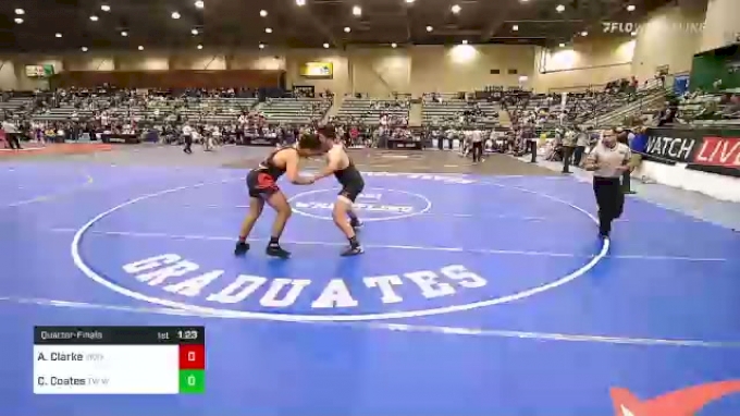 220 lbs Quarterfinal - Achilles Clarke, Vasky Bros vs Colby Coates, TW ...
