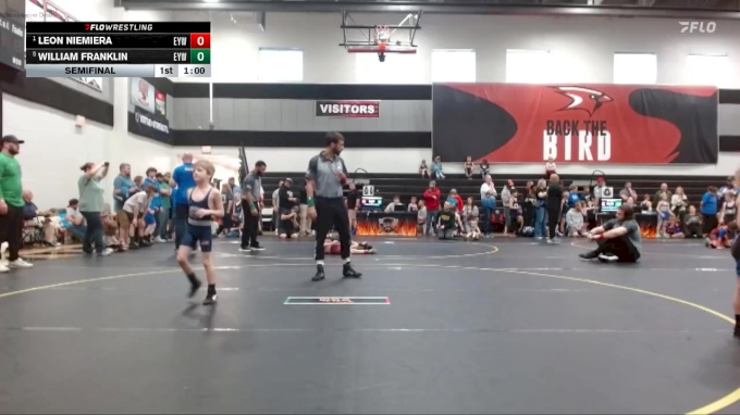 50/55 Semifinal - Leon Niemiera, Cobra Wrestling Club vs William ...