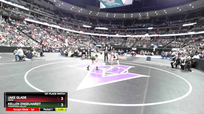 150-4A 1st Place Match - Jake Glade, Mead vs Kellen Engelhardt ...