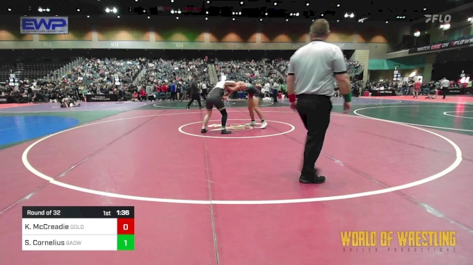 170 lbs Round Of 32 - Kolt McCreadie, Golden Back vs Stuart Cornelius ...