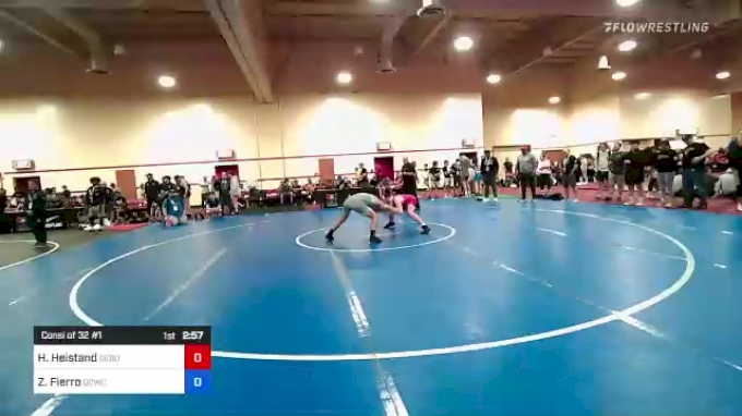 65 kg Consi Of 32 #1 - Hagen Heistand, Sebolt Wrestling Academy vs Zack ...