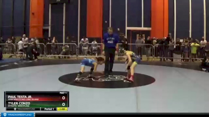 80 lbs Quarterfinal - Paul Testa Jr., VHW Wrestling Long Island vs ...