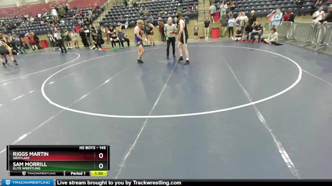 145 lbs 5th Place Match - Sam Morrill, Elite Wrestling vs Riggs Martin ...