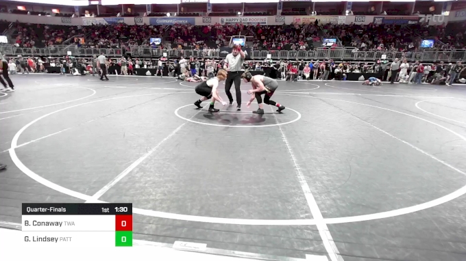 162 lbs Quarterfinal - Brock Conaway, Terminator Wrestling Academy vs ...