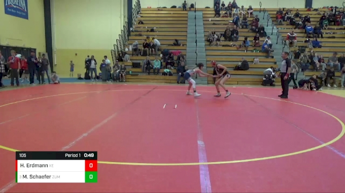 105 lbs Round 5 - Macy Schaefer, Zumbrota-Mazeppa vs Hayden Erdmann, X ...