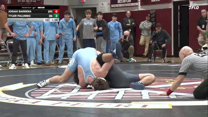 285 lbs Josiah Barrera, St. Peter`s Preparatory School vs Tyler Palumbo ...
