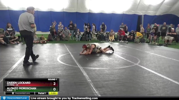 100 lbs Round 1 (10 Team) - Alonzo Moroschan, Forge vs Zaiden Lockard ...