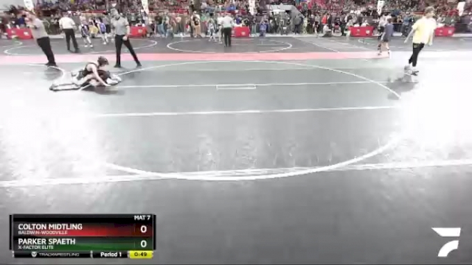 76 lbs Champ. Round 1 - Colton Midtling, Baldwin-Woodville vs Parker ...