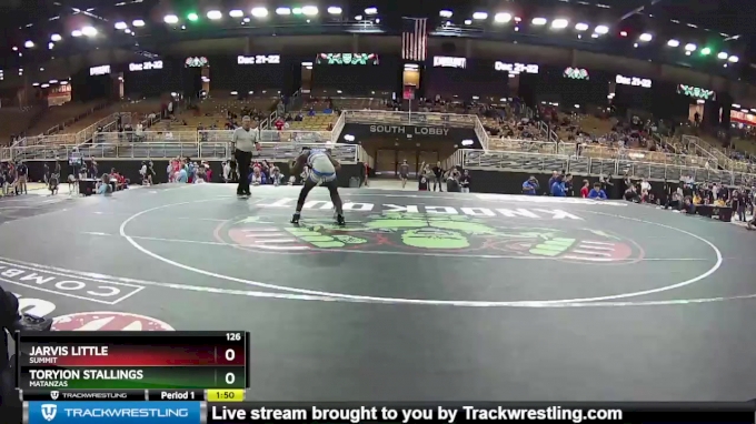 126 lbs Champ. Round 1 - Jarvis Little, Summit vs Toryion Stallings ...