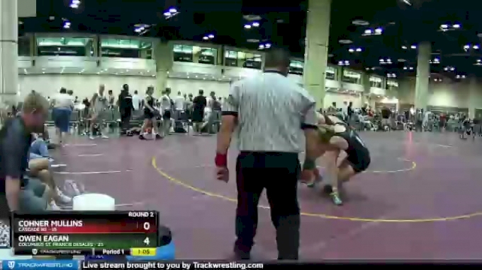 152 lbs Round 2 (10 Team) - Owen Eagan, Columbus St. Francis DeSales vs ...