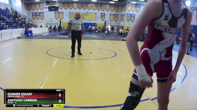120 lbs Round 3 (8 Team) - Gunner Essary, Griffin Fang vs SANTIAGO ...