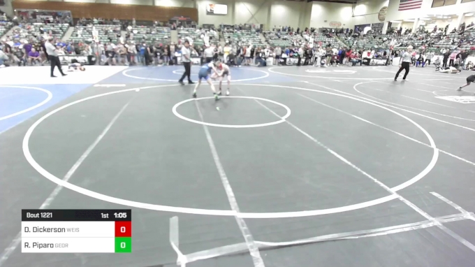 86 lbs Semifinal - Dylan Dickerson, Weiser Wrestling vs Rodney Piparo ...