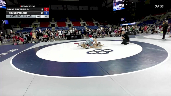 215 lbs Cons. Quarters - Grant Silverfield, FL vs Bruno Pallone, MT