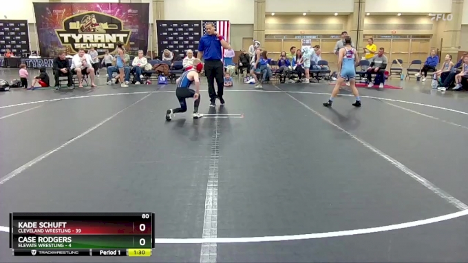 80 lbs Round 6 (8 Team) - Kade Schuft, Cleveland Wrestling vs Case ...