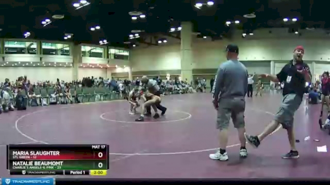 145 lbs Round 4 (10 Team) - Maria Slaughter, STL Green vs Natalie ...