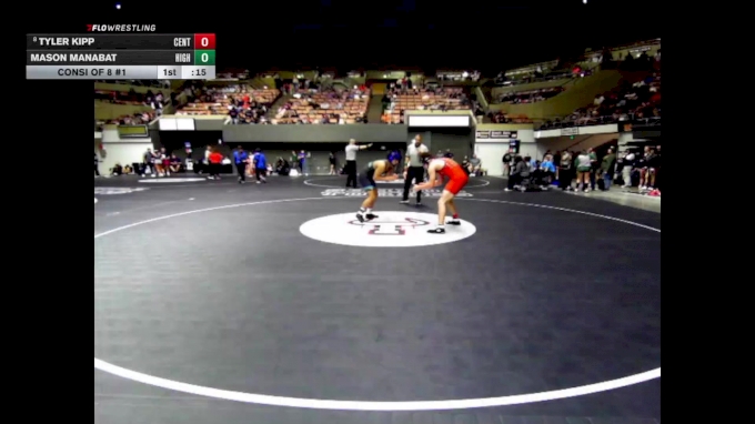 177 lbs Consi Of 8 #1 - Tyler Kipp, Centennial vs Mason Manabat ...