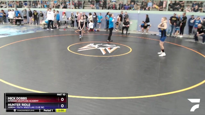 86 lbs Round 3 - Hunter Ridle, Juneau Youth Wrestling Club Inc. vs Mick ...