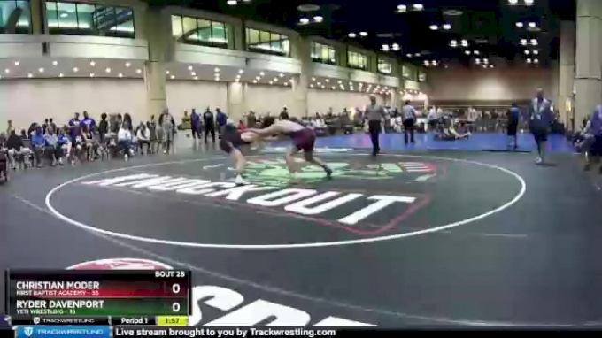170 lbs Round 6 (10 Team) - Christian Moder, First Baptist Academy vs ...