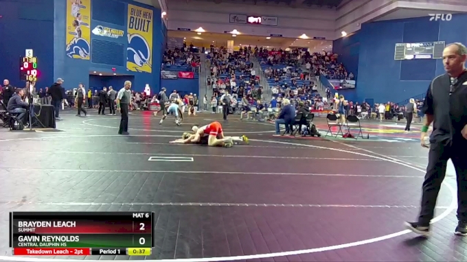 150 lbs Cons. Round 5 - Brayden Leach, Summit vs Gavin Reynolds ...