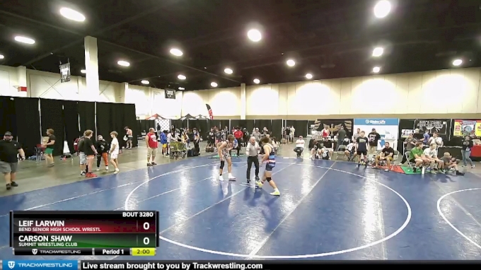 175 lbs 1st Place Match - Leif Larwin, Bend Senior High School Wrestl ...