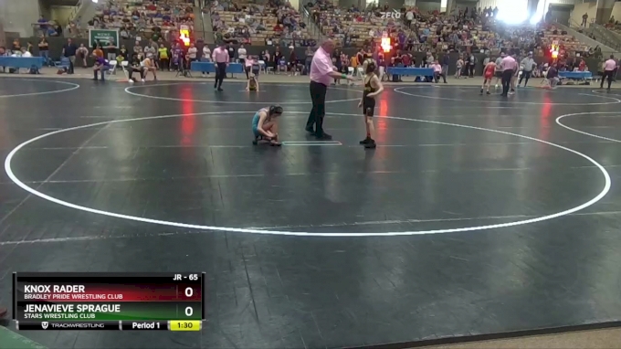 65 lbs Champ. Round 1 - Jenavieve Sprague, Stars Wrestling Club vs Knox ...