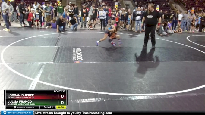 58-59 lbs Round 2 - Jordan Dupree, Bennett Wrestling Club vs Julisa ...