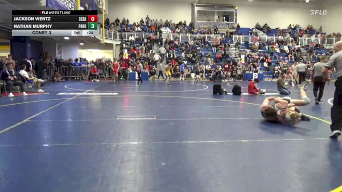 160 lbs Consy 3 - Jackson Wentz, Cedar Cliff vs Nathan Murphy ...