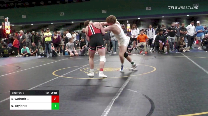 182 lbs 7th Place - Cj Walrath, IA vs Nate Taylor, CT