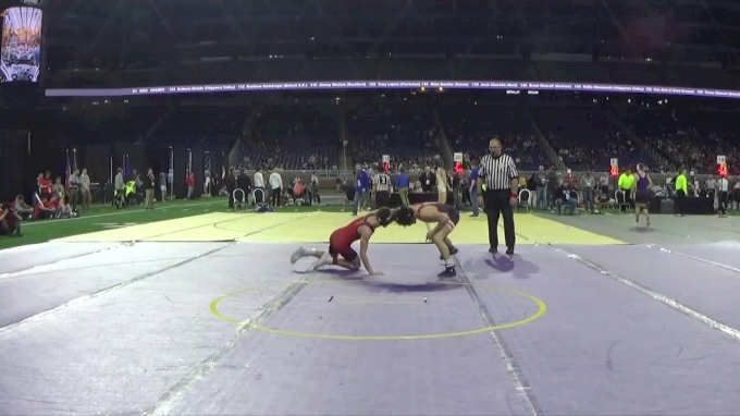 D3-126 lbs Semifinal - Gavyn Merchant, Kingsley Area HS vs Connor ...
