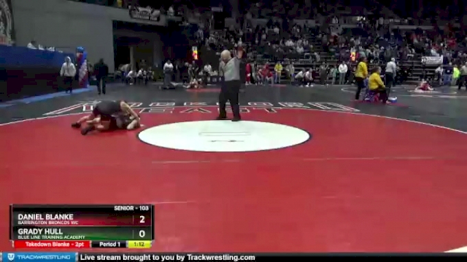 103 lbs Cons. Round 3 - Daniel Blanke, Barrington Broncos WC vs Grady ...
