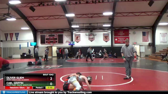 3 lbs 1st Place Match - Oliver Gliem, Moen Wrestling Academy vs Cael ...