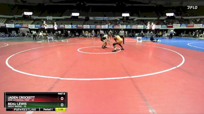 157 lbs Placement (16 Team) - Jaden Crockett, Erie Cathedral Prep vs ...