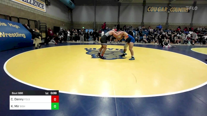 198 lbs Consi Of 16 #2 - Colin Denny, Folsom vs Kage Mir, Bishop Gorman ...