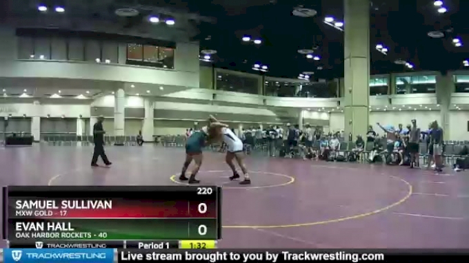 220 lbs Placement (16 Team) - Samuel Sullivan, MXW Gold vs Evan Hall ...
